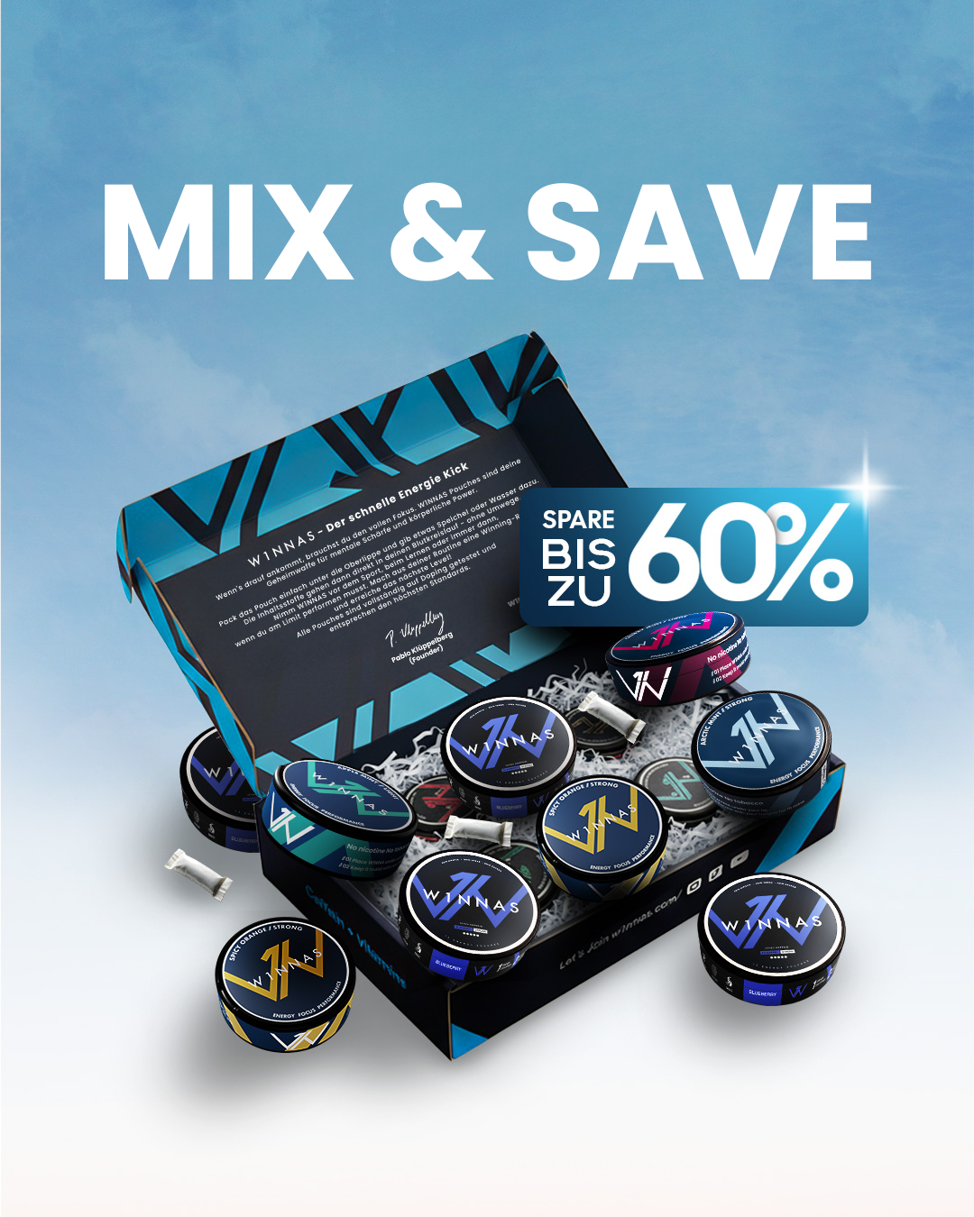 W1NNAS | Mix & Save | Performance Pouches - 8er Bundle